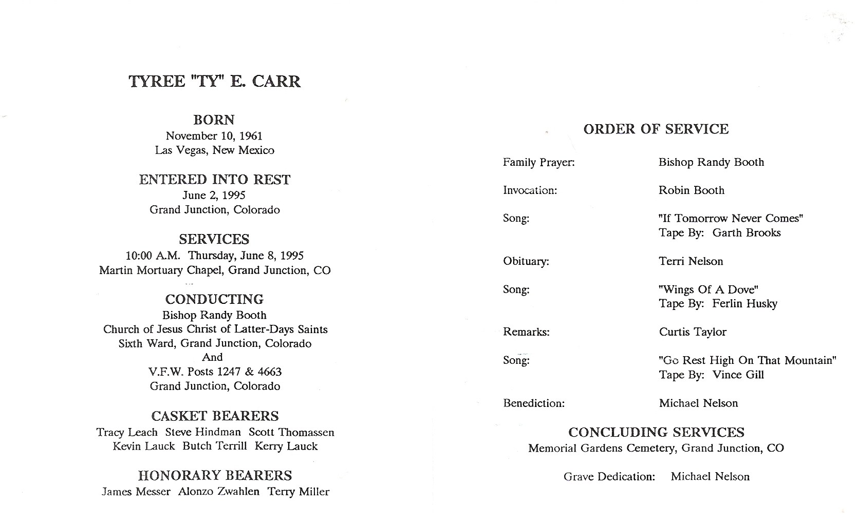 Carr-Tyree | The United States Navy Memorial