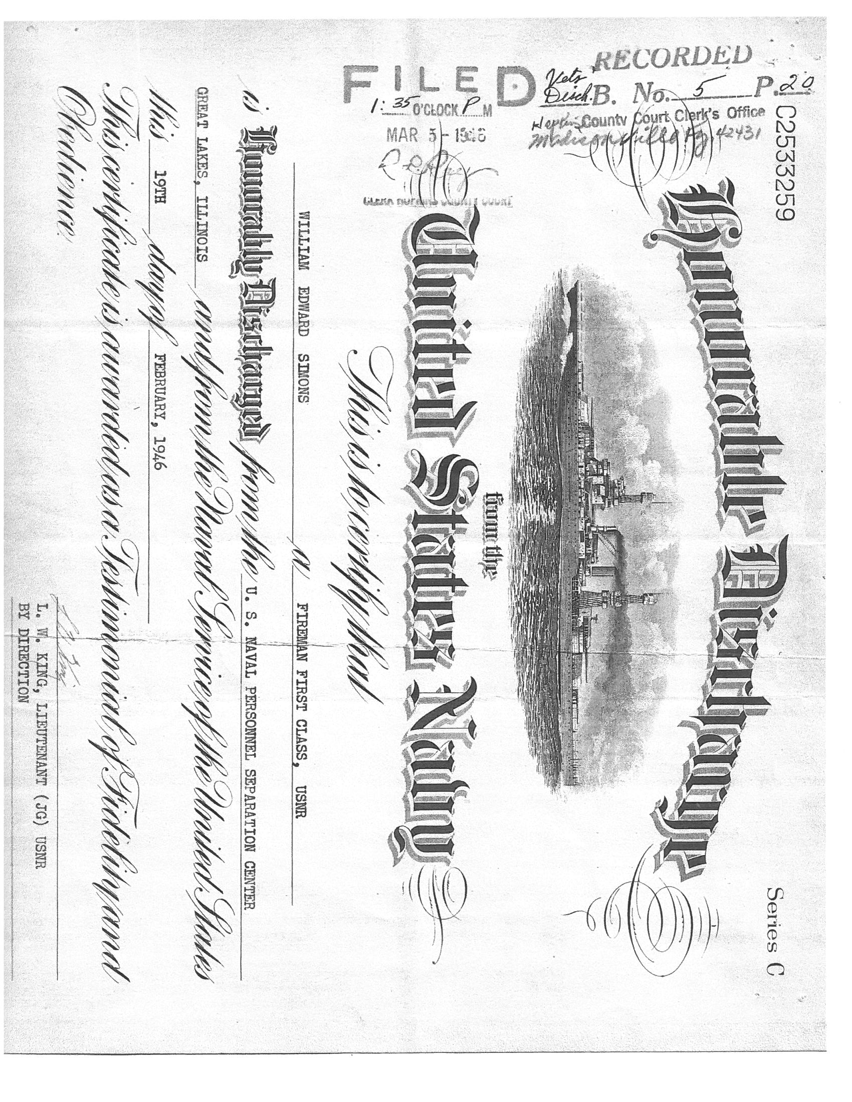 Simon-William | The United States Navy Memorial