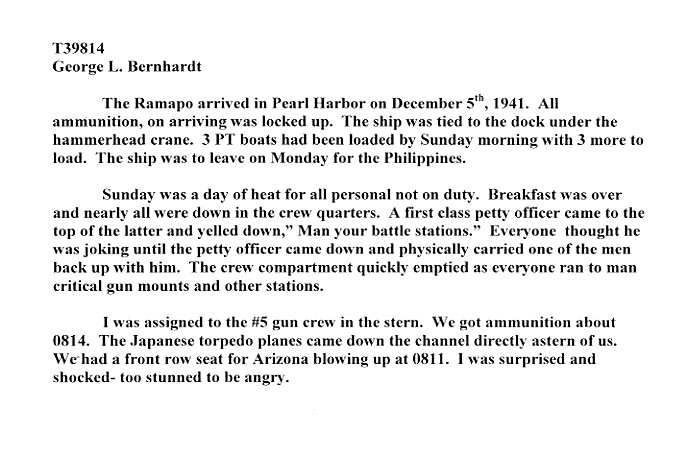 BERNHARDT-GEORGE | The United States Navy Memorial